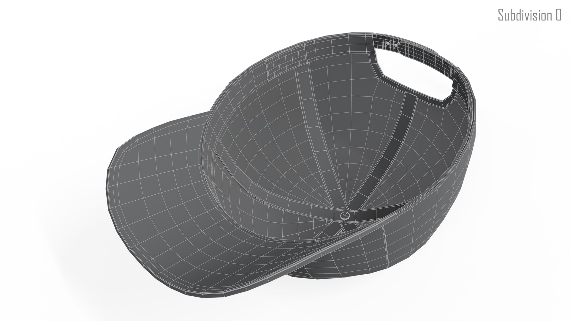 Baseball Cap Trucker 03 Model - TurboSquid 2386998