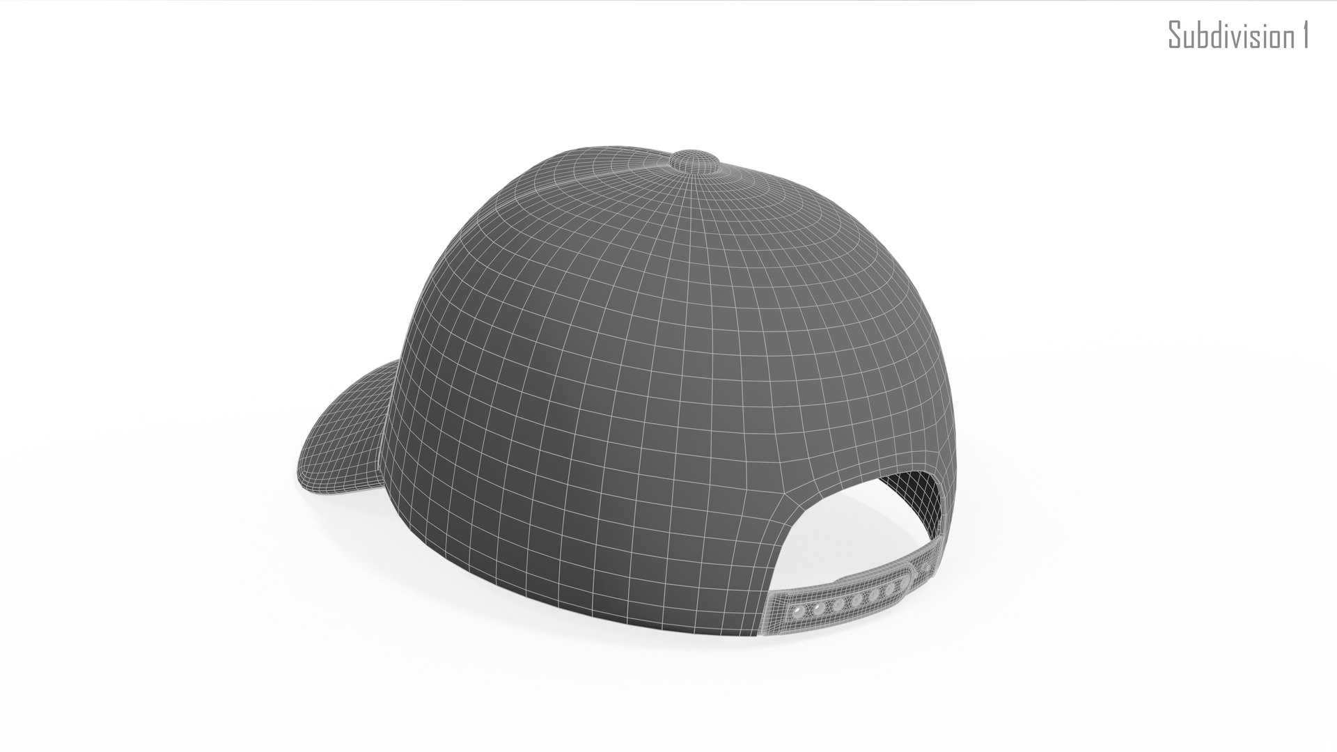 Baseball Cap Trucker 03 Model - TurboSquid 2386998