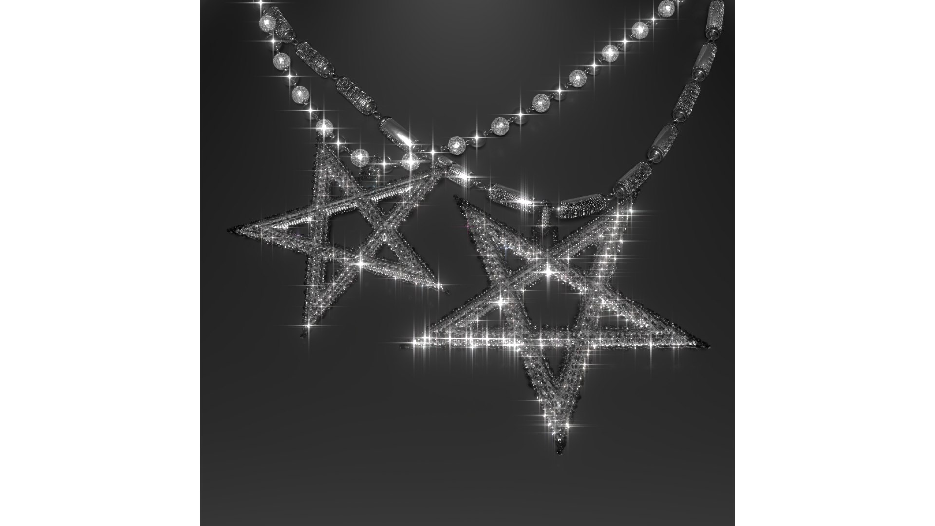 3D Playboi Carti - Pentagram Chain 3D Iced Out 3D Model Model ...