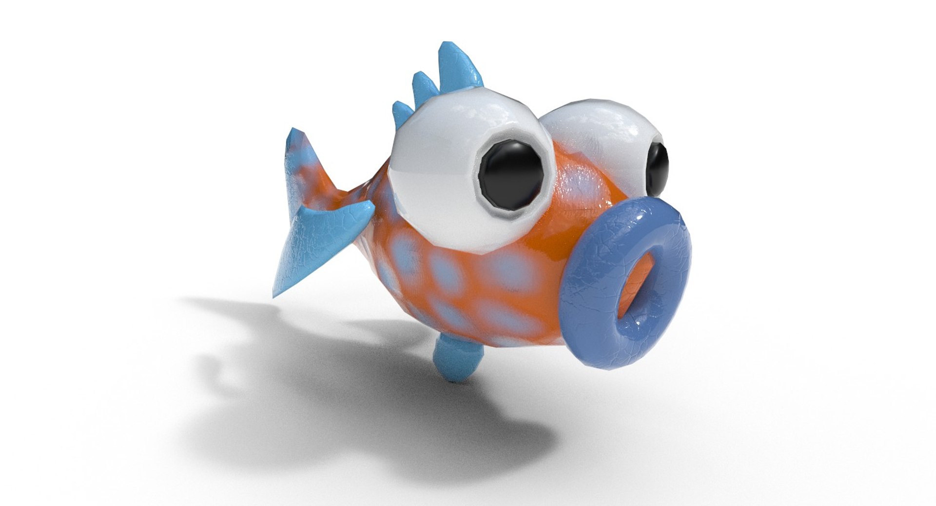 3D Cartoon Fish - TurboSquid 1389155