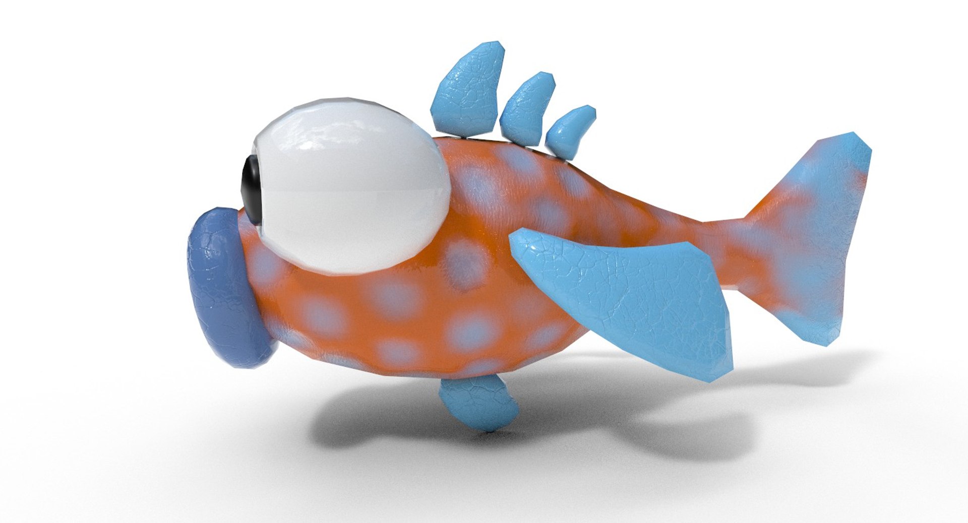 3D Cartoon Fish - TurboSquid 1389155