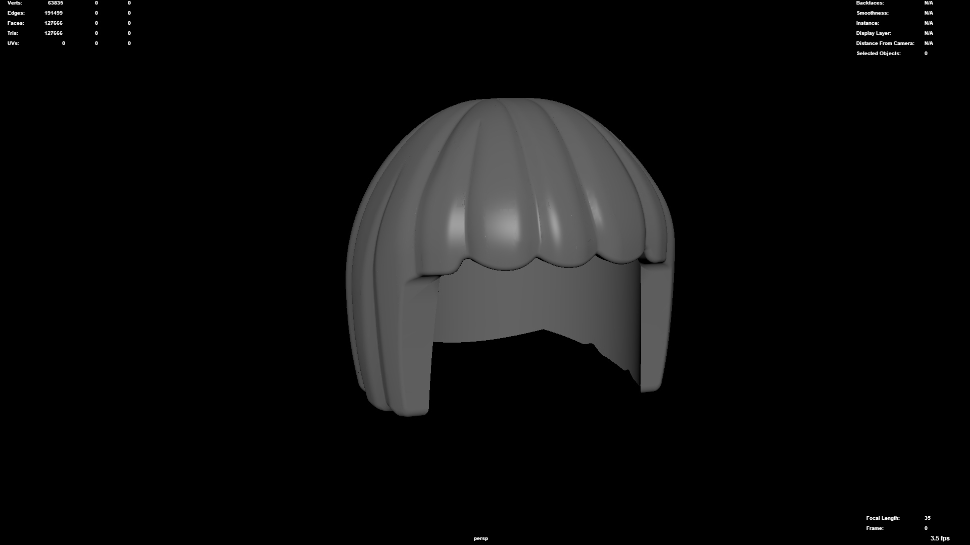 3D Lego Female Short Bob Hair - TurboSquid 1724386