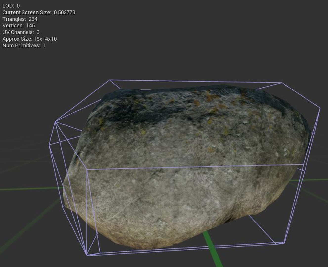 Photorealistic Rock 3d Obj