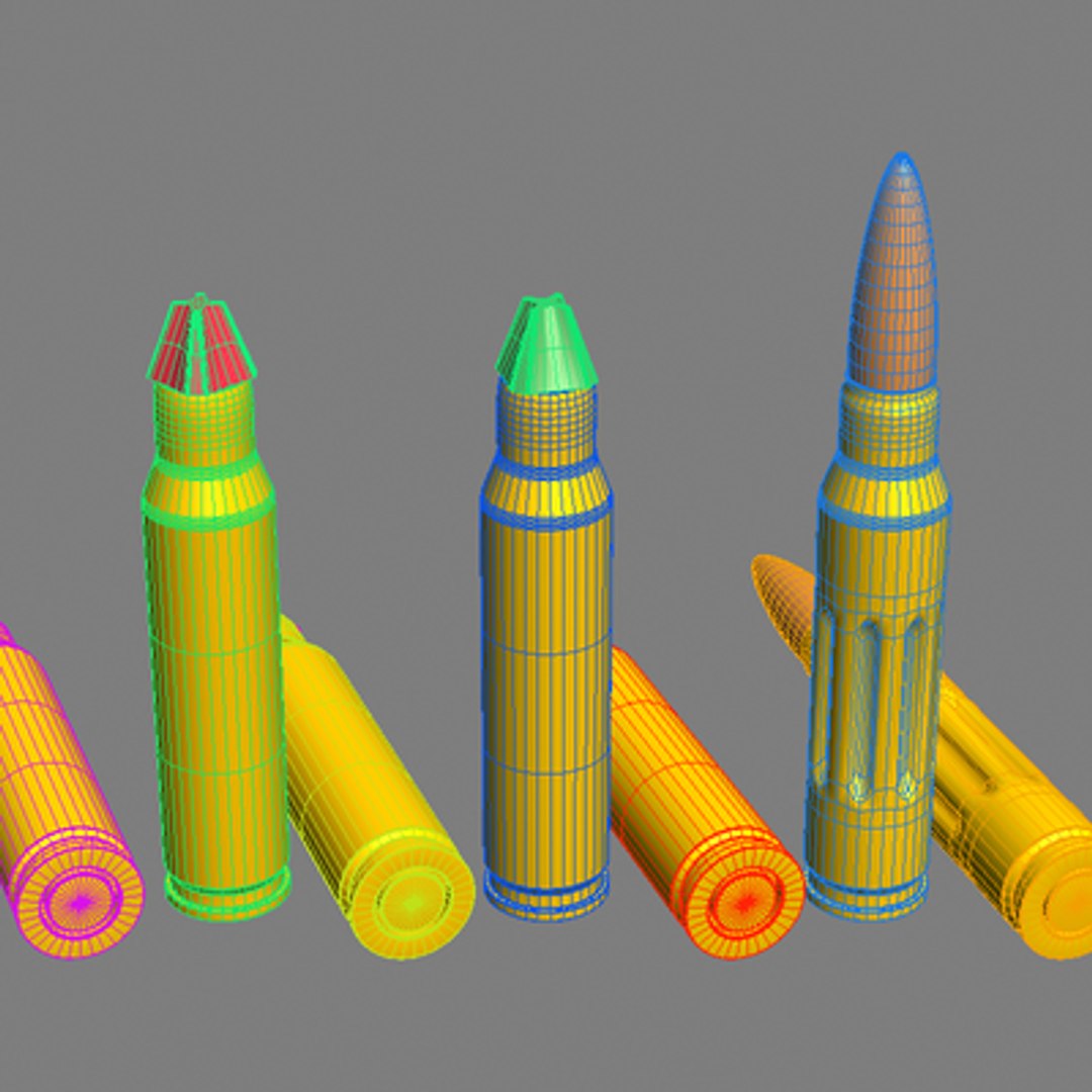 3d bullet pack