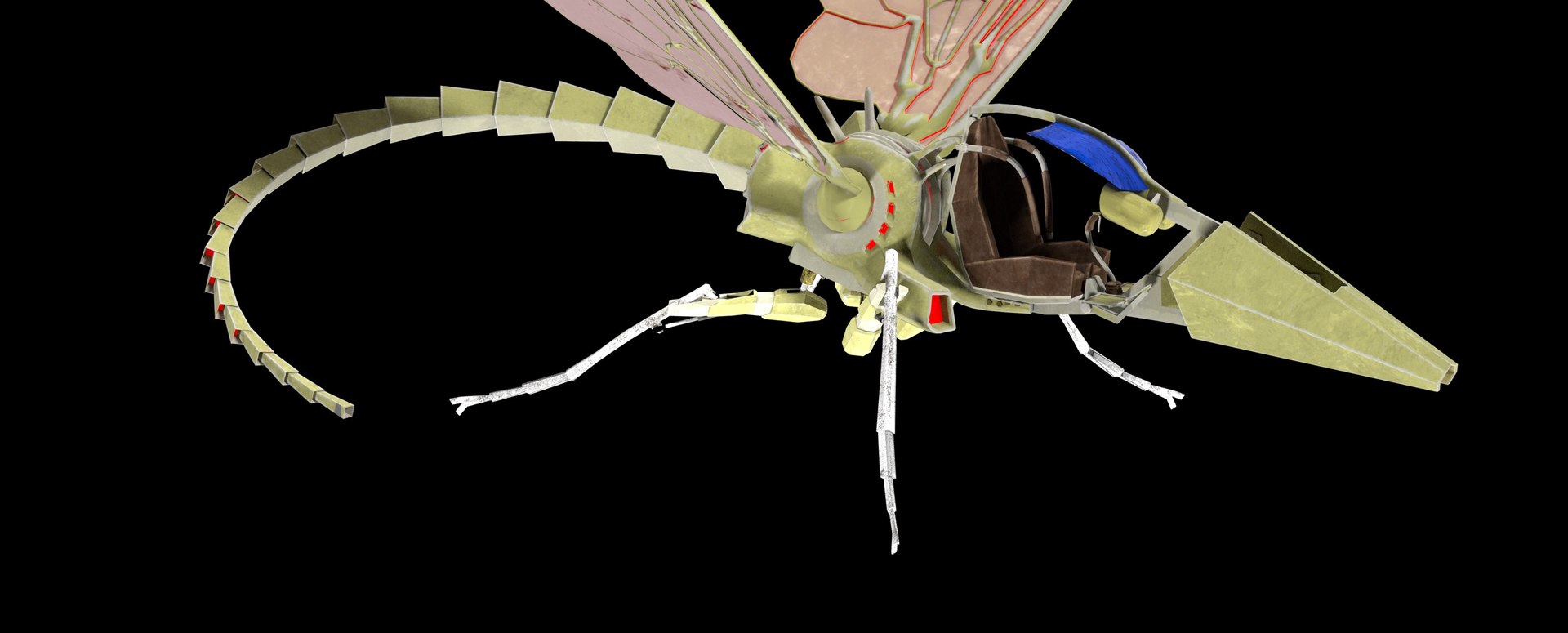 Mechanical Insect 3D Model - TurboSquid 1338356