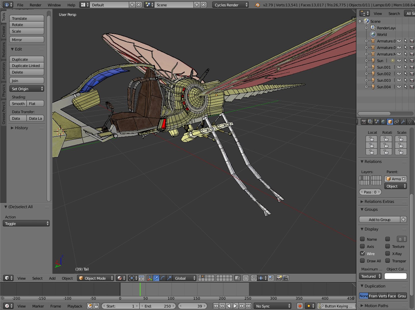 Mechanical Insect 3D Model - TurboSquid 1338356