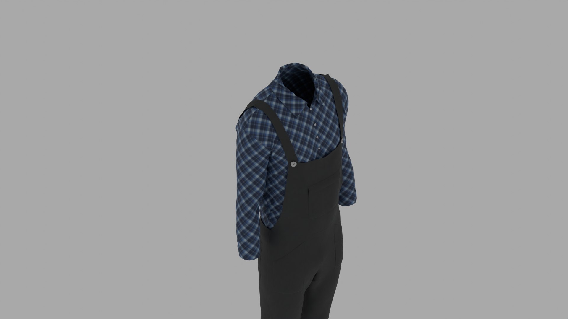 Farmer Costume 3D model - TurboSquid 1973126