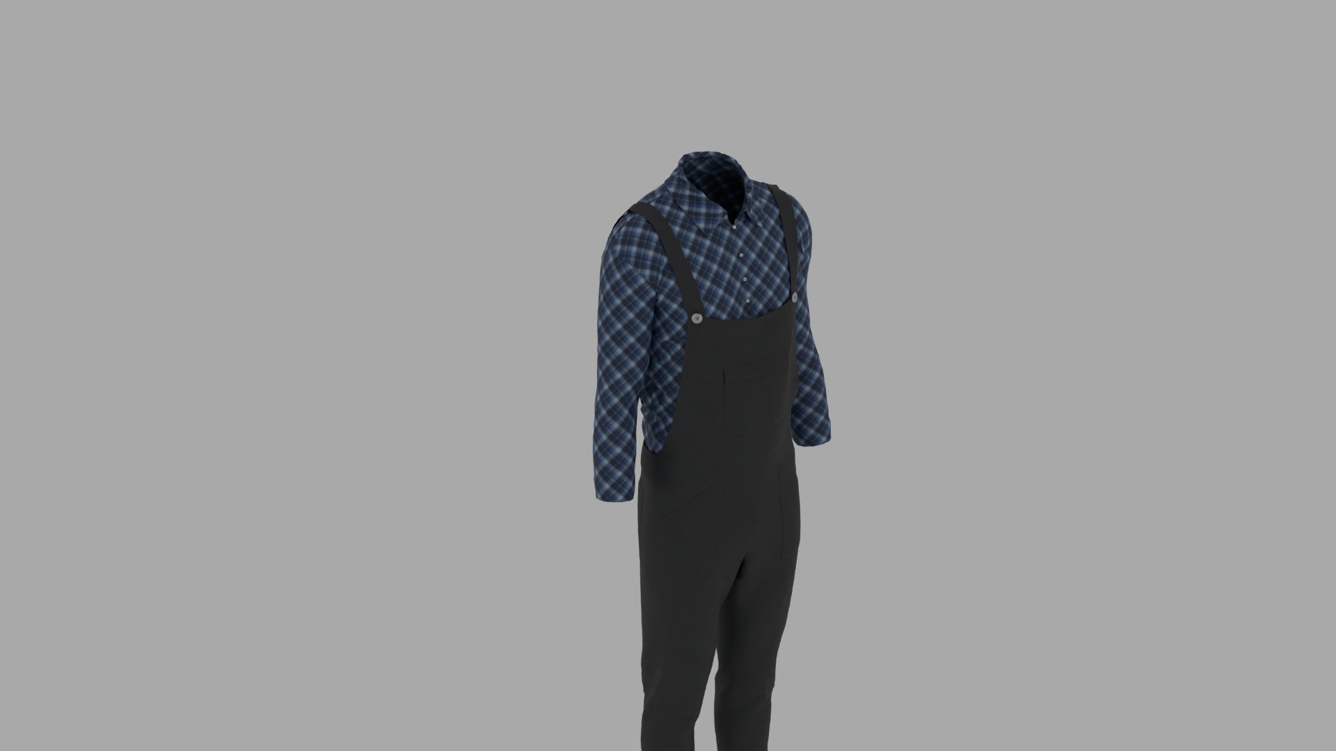 Farmer Costume 3D model - TurboSquid 1973126
