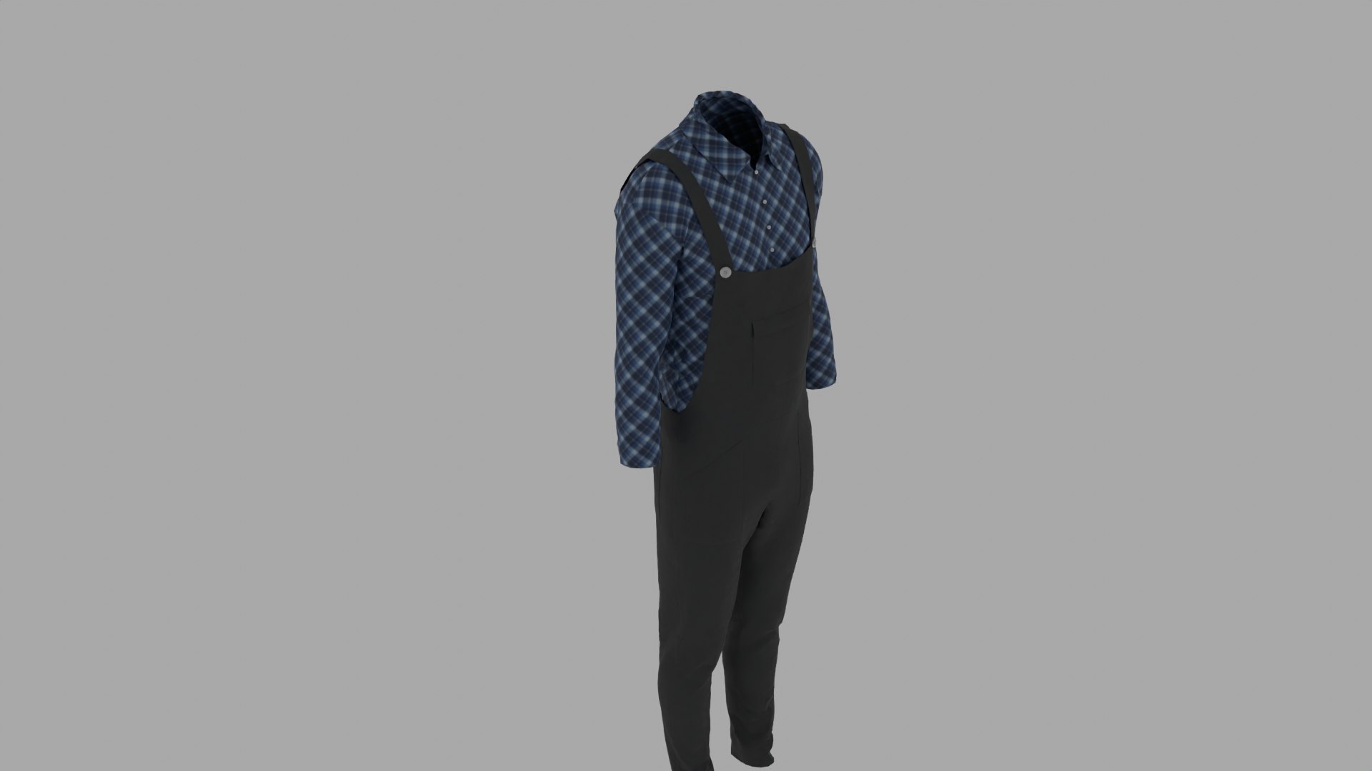 Farmer Costume 3D model - TurboSquid 1973126