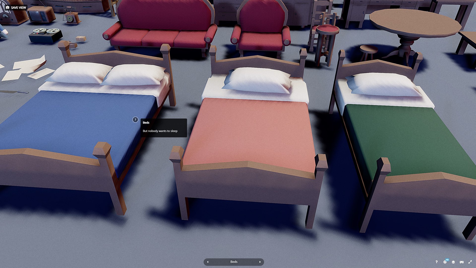 Asset Pack Low Poly Horror House 3D Model - TurboSquid 2035118