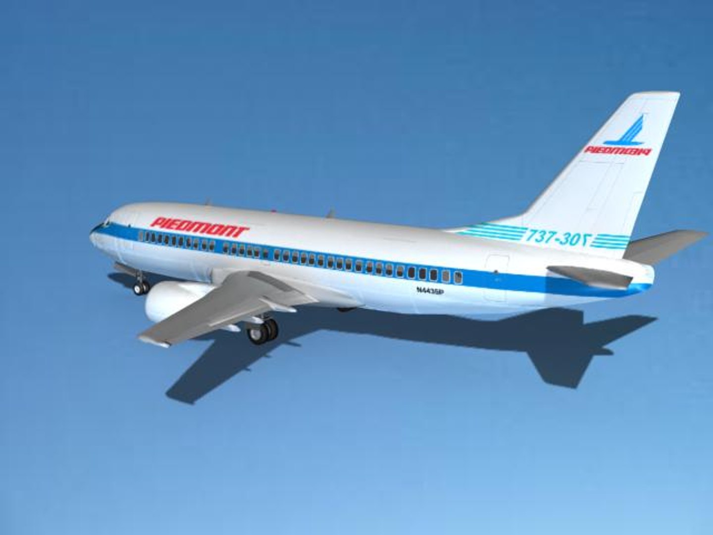 3d Boeing 737 737-300 Model