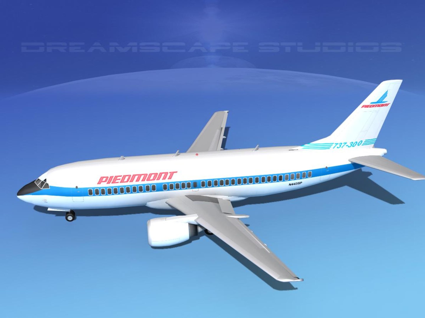3d Boeing 737 737-300 Model