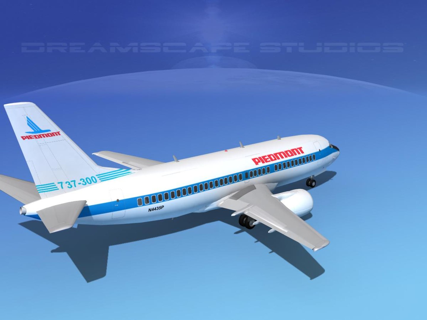 3d Boeing 737 737-300 Model