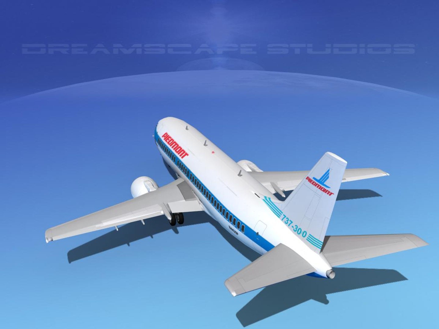 3d Boeing 737 737-300 Model