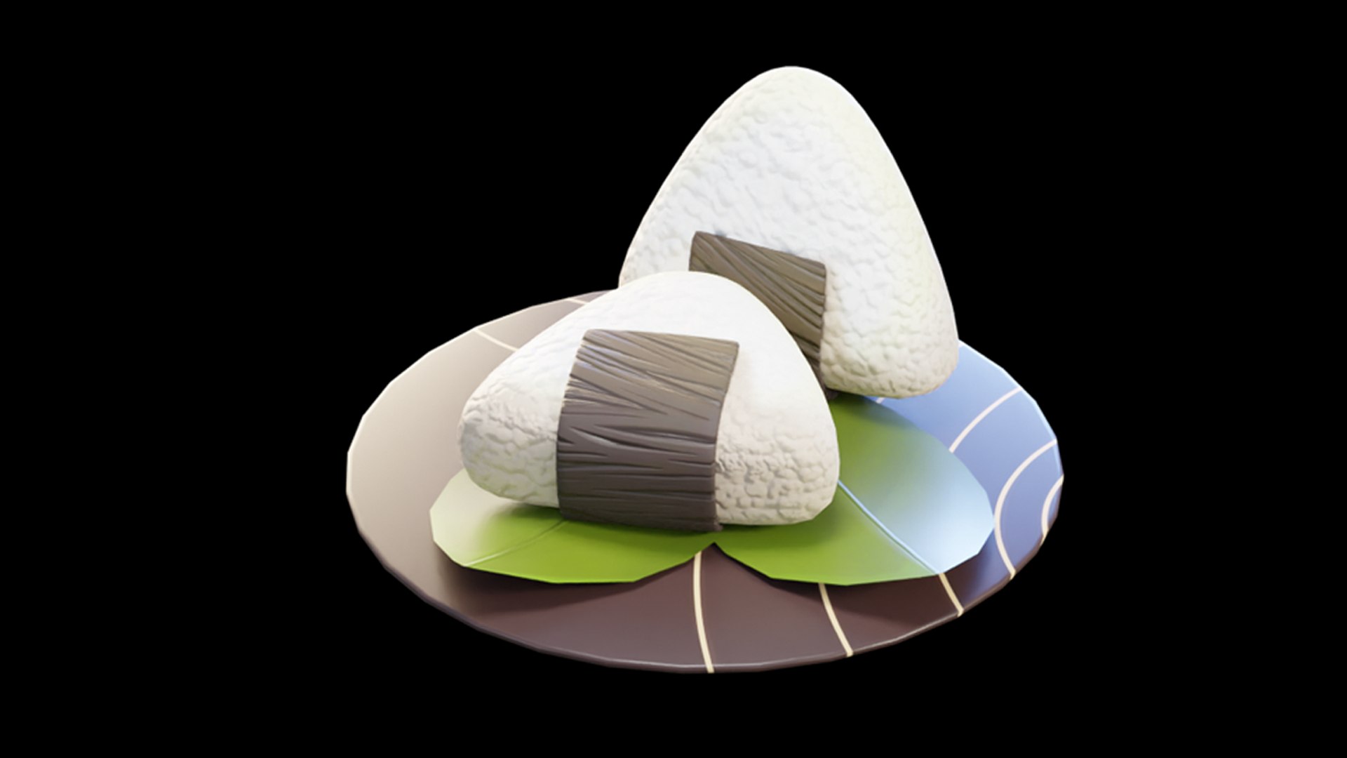 PropFoodOnigiri 3D Model - TurboSquid 2138344