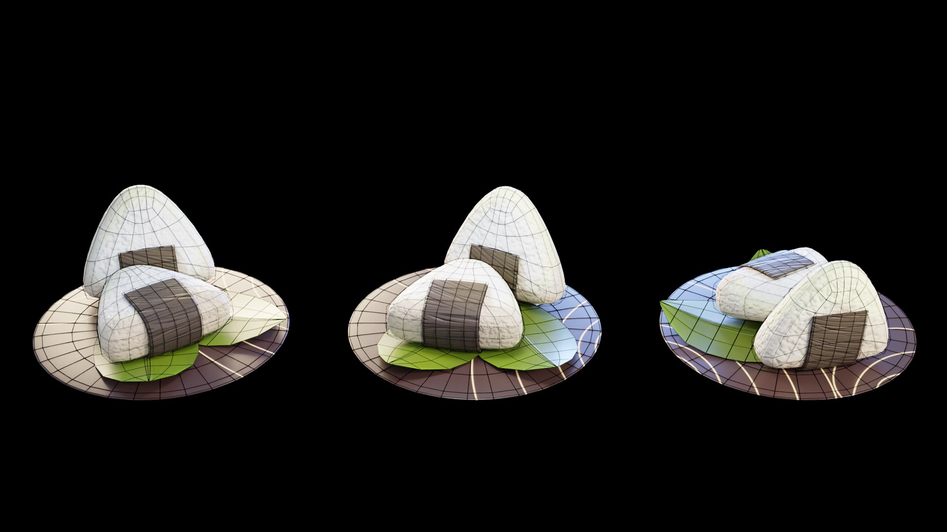 PropFoodOnigiri 3D Model - TurboSquid 2138344