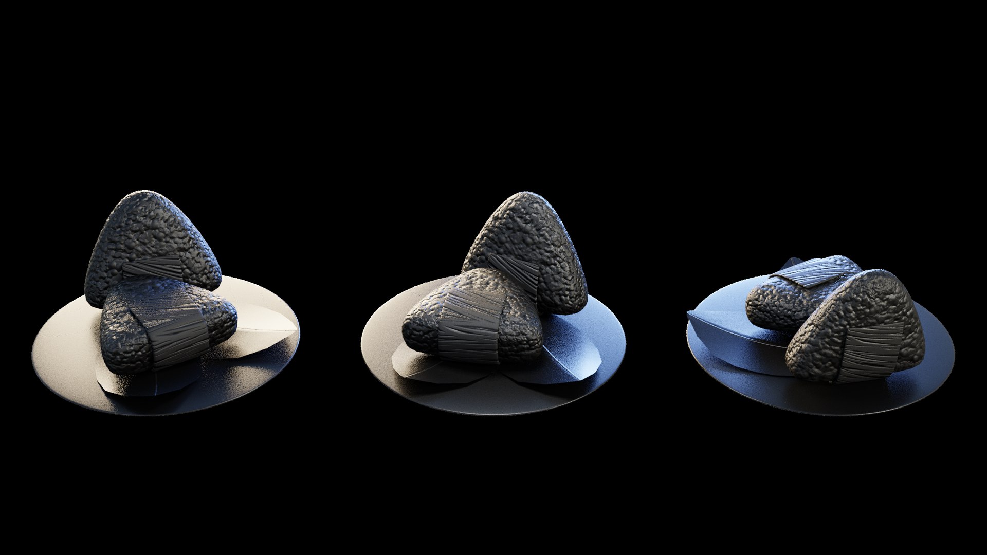 PropFoodOnigiri 3D Model - TurboSquid 2138344