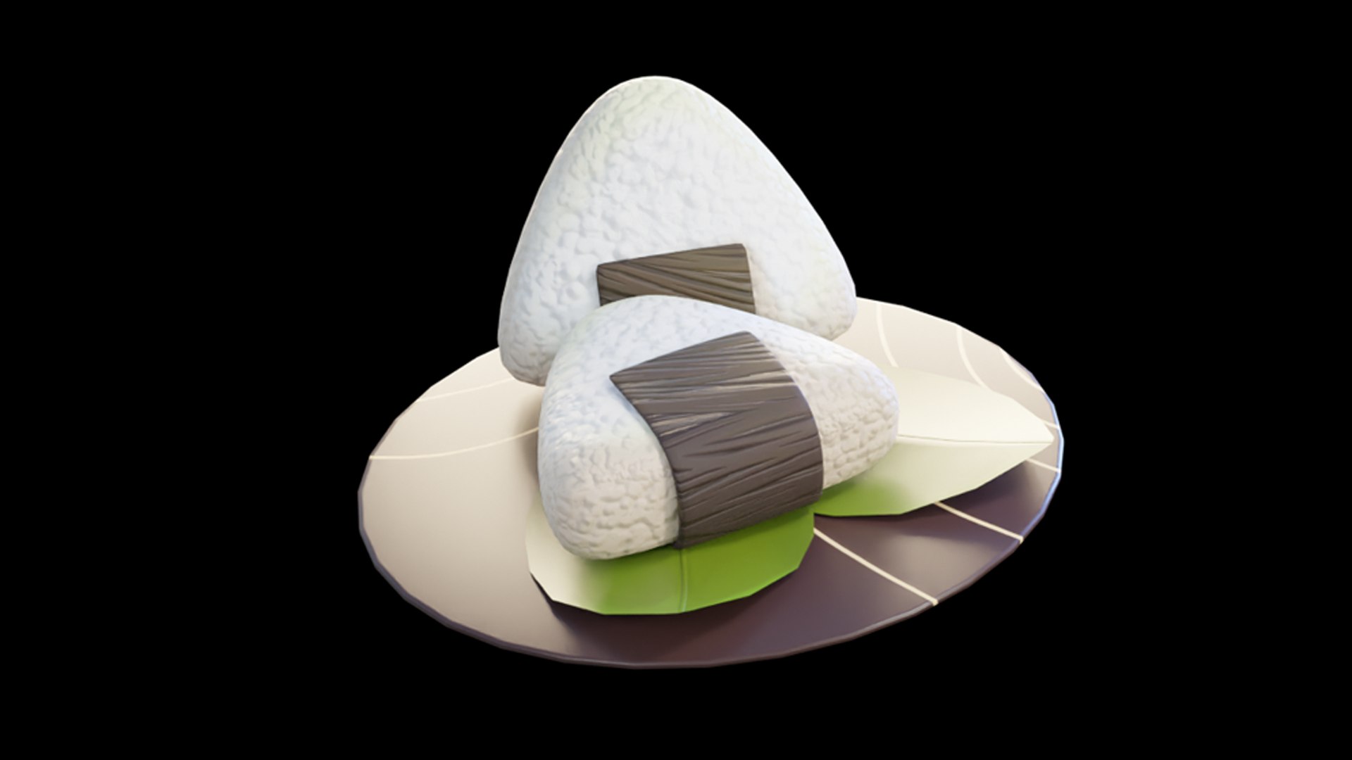 PropFoodOnigiri 3D Model - TurboSquid 2138344