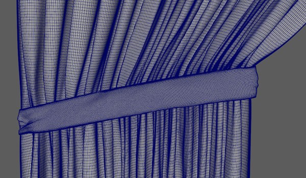 Texturing curtain 3D model - TurboSquid 1466998