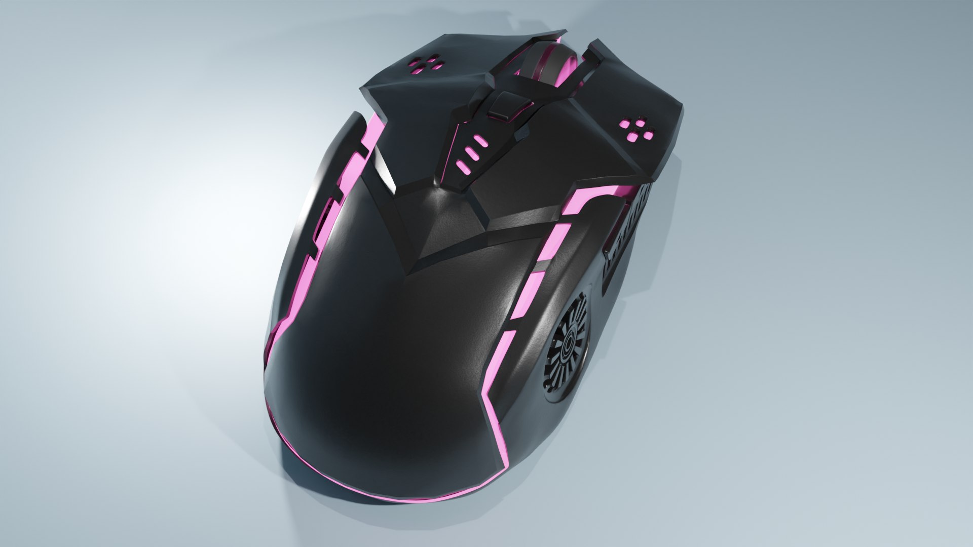 Wireless RGB Gaming Mouse 3D Model - TurboSquid 2023624