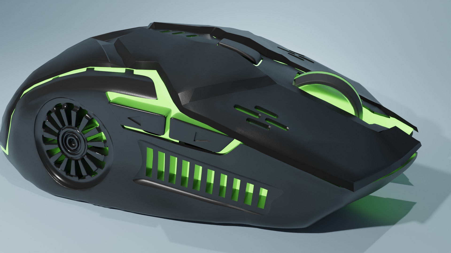 Wireless RGB Gaming Mouse 3D Model - TurboSquid 2023624
