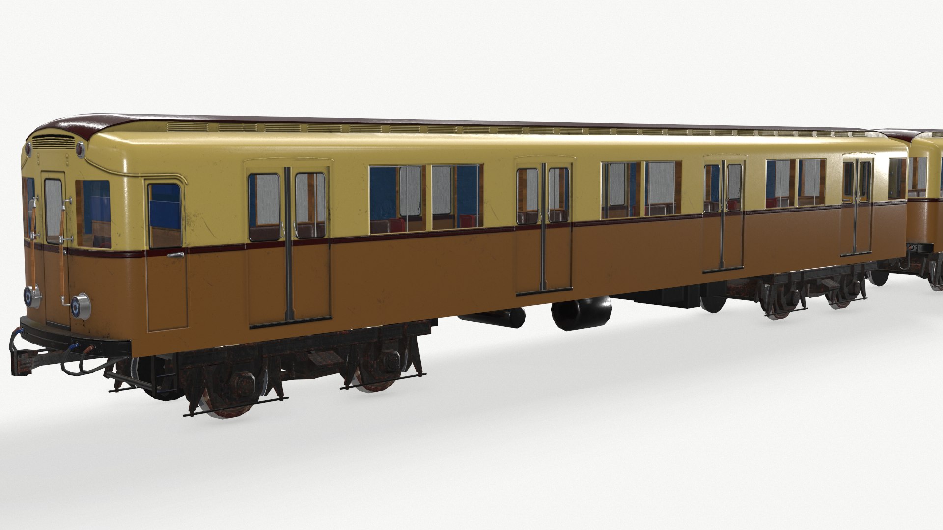 Ready Subway Train Model | 1147738 | TurboSquid