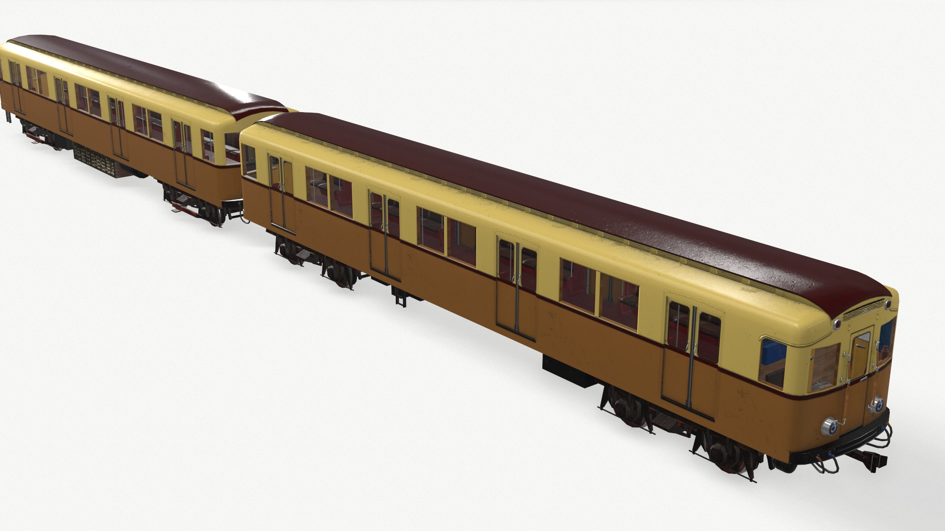 Ready Subway Train Model | 1147738 | TurboSquid