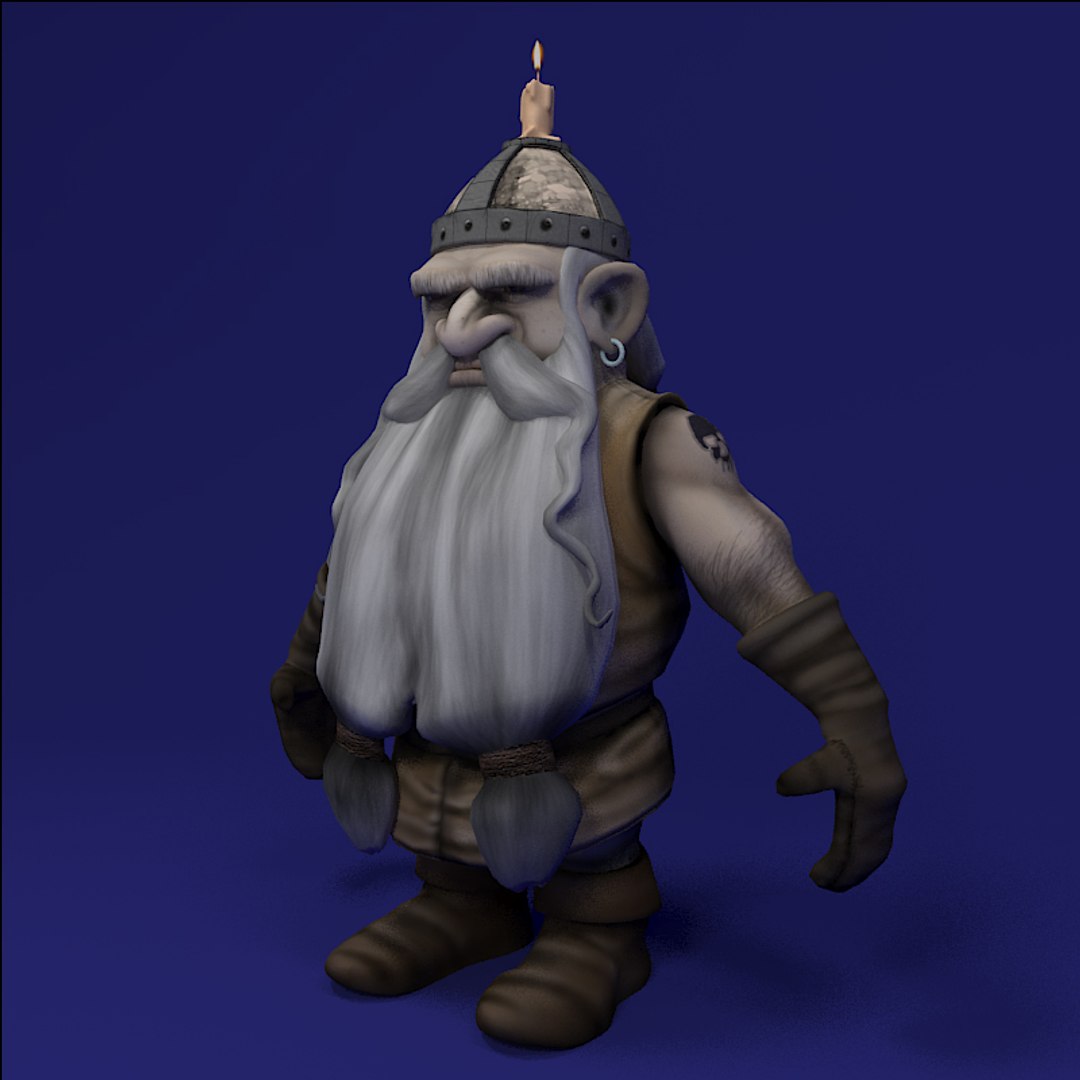 Fairy Dwarf 3d Model