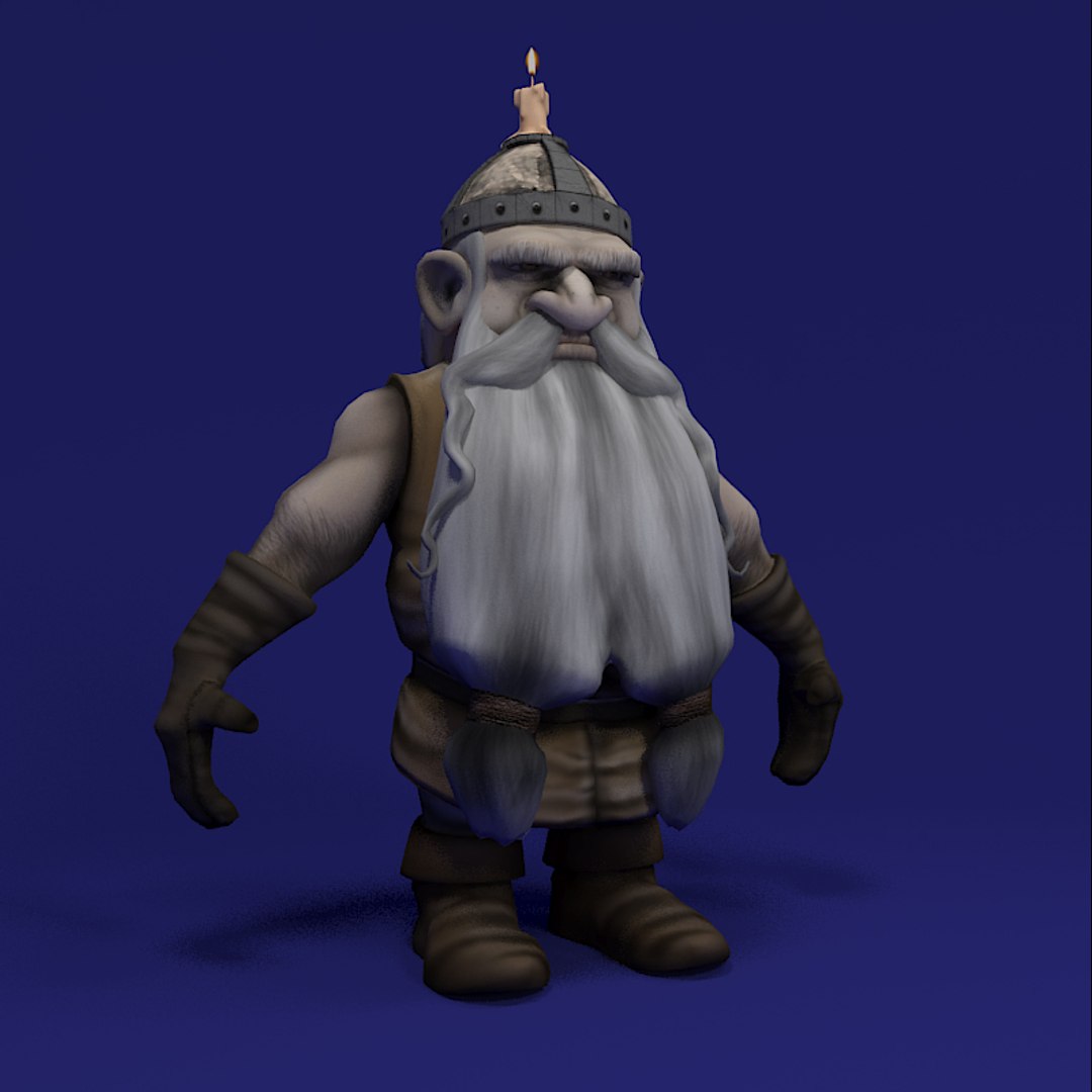 Fairy Dwarf 3d Model