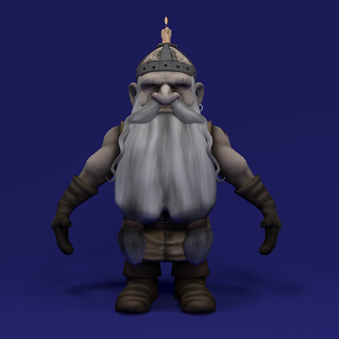 Fairy Dwarf 3d Model