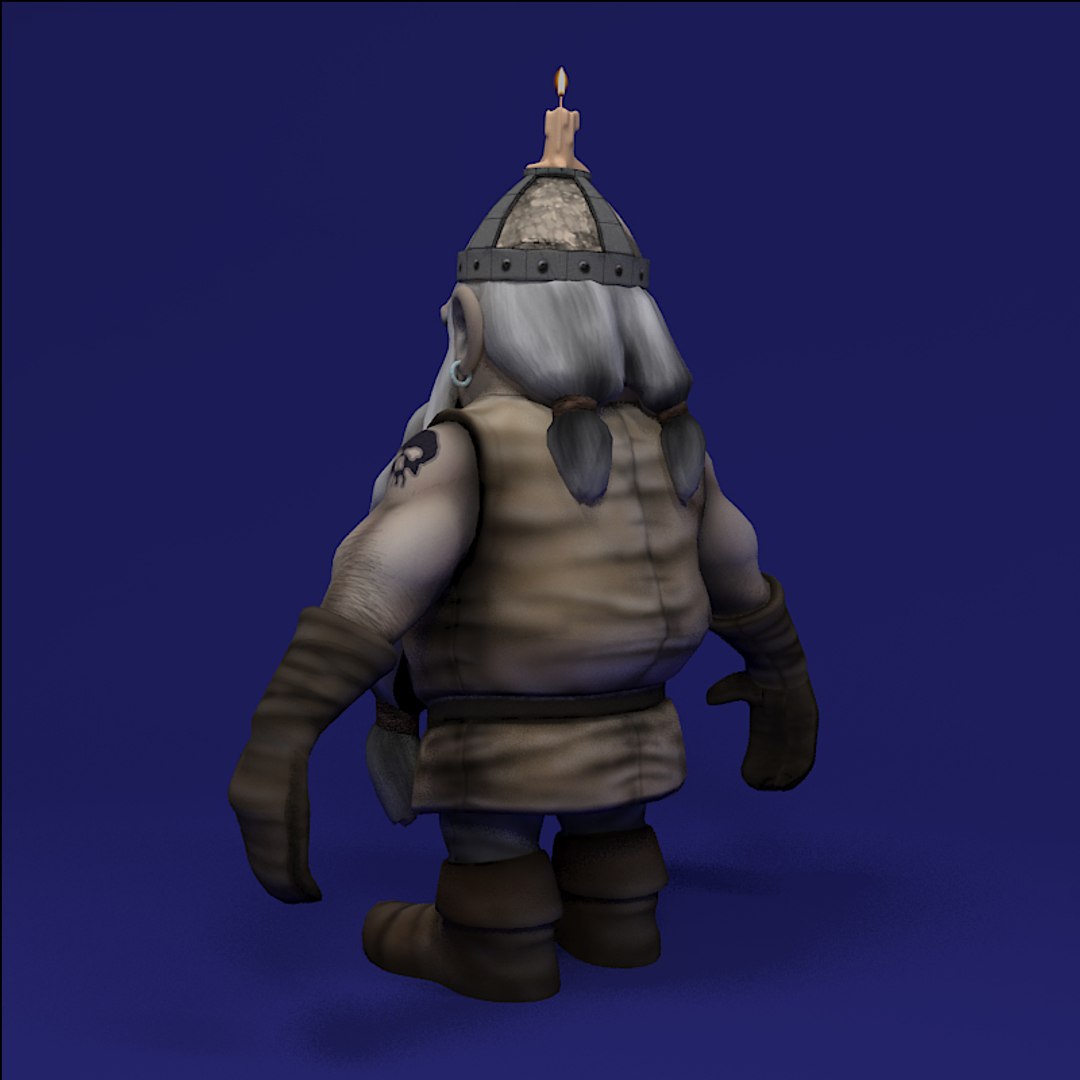 Fairy Dwarf 3d Model