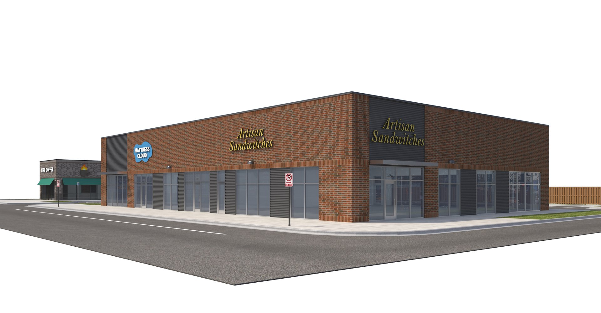 3D retail store - TurboSquid 1674082