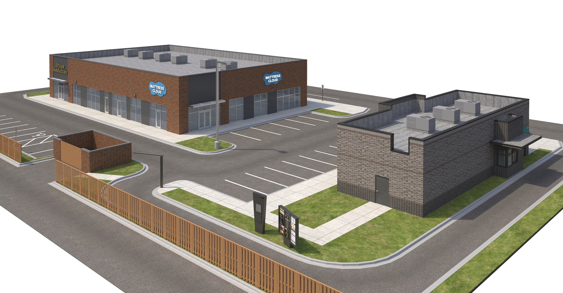 3D retail store - TurboSquid 1674082