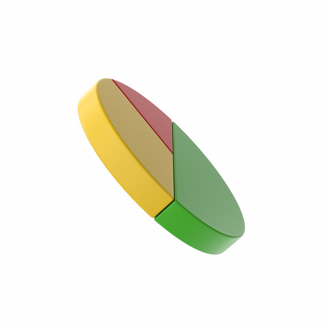 Circle Graphs 3D Model - TurboSquid 2070795