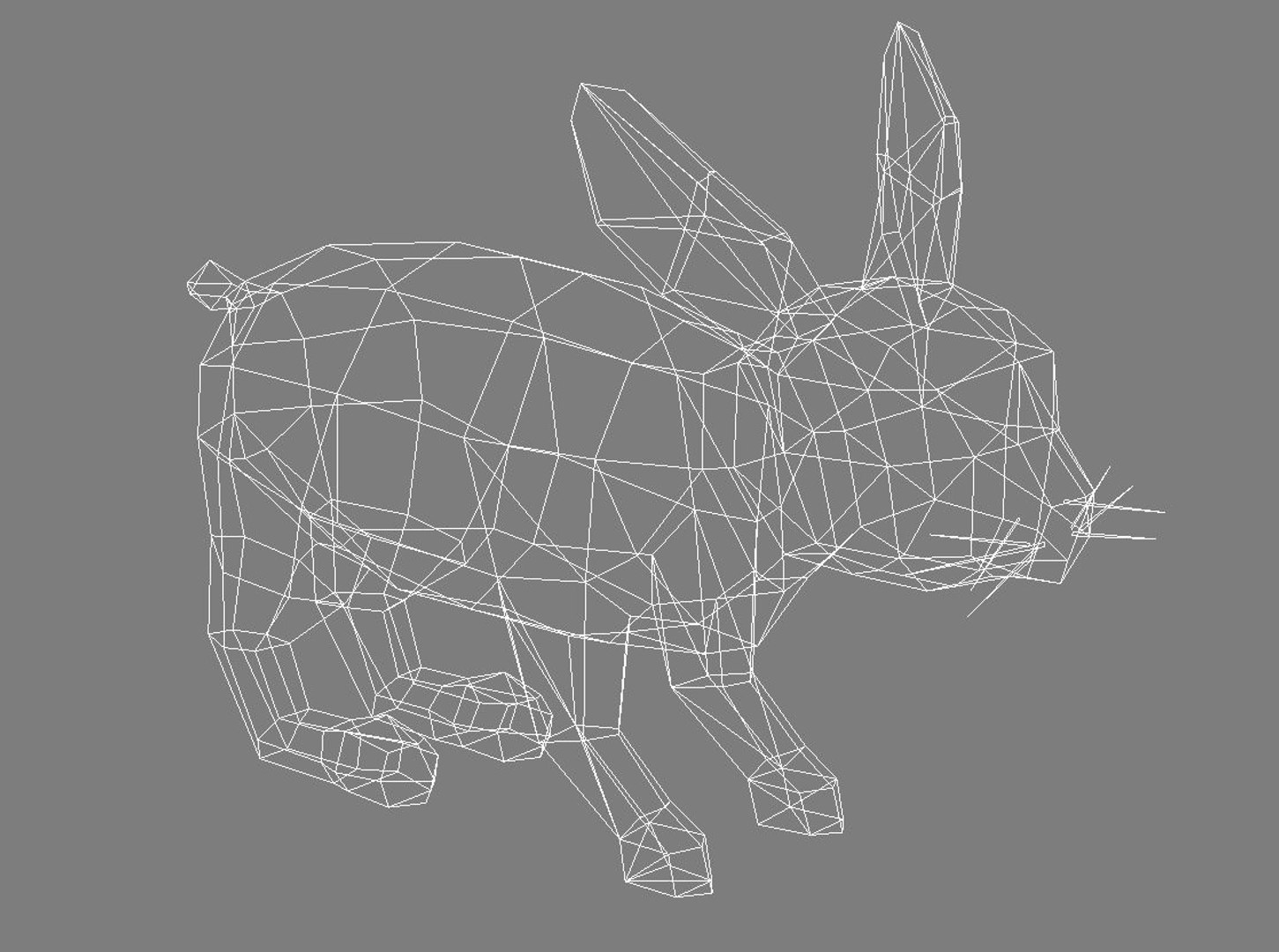 3d Rigged Rabbit Model