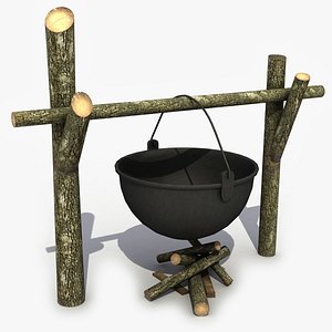 Low Poly Cauldron 3D Models For Download | TurboSquid
