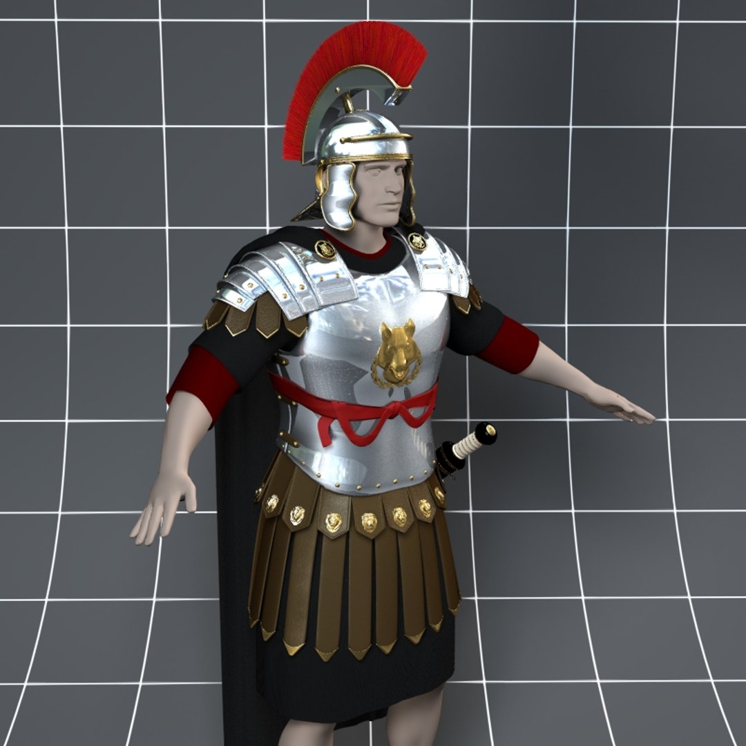 3d Roman Armor