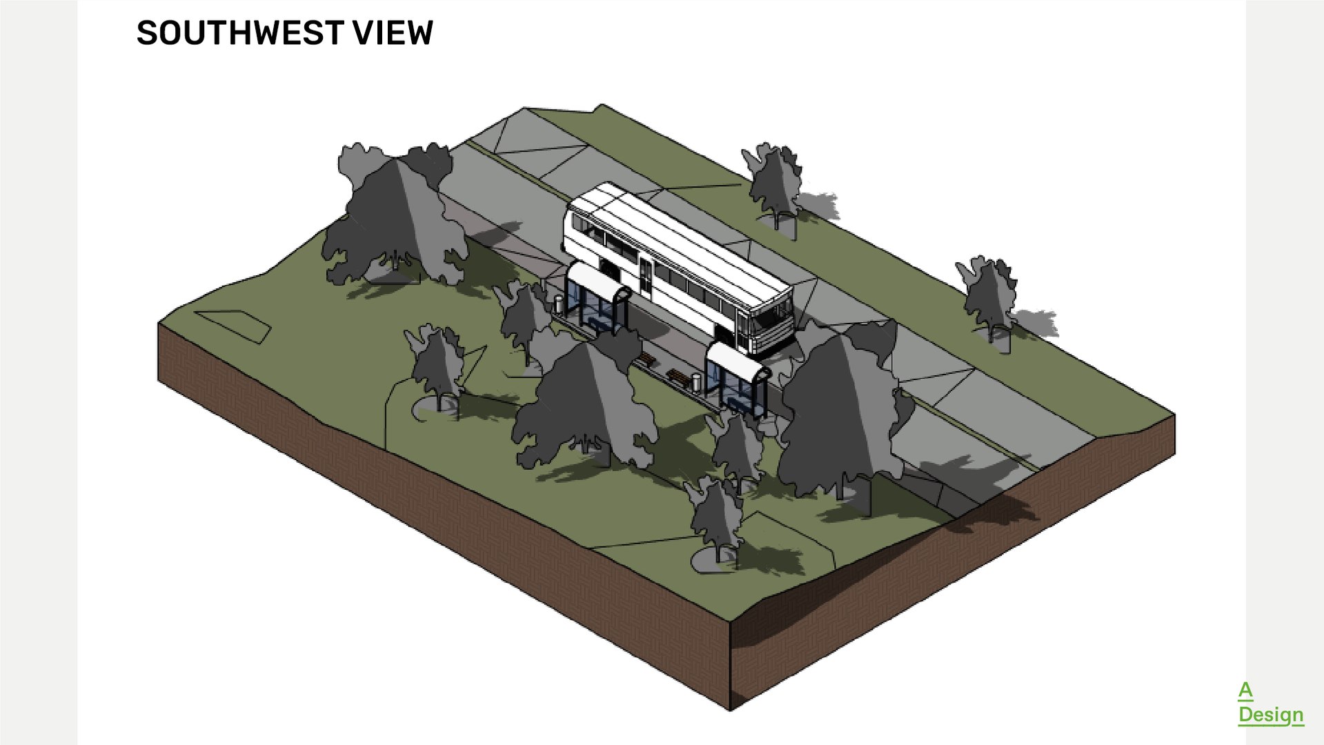 3D Bus Stop - Revit Model Model - TurboSquid 2018303