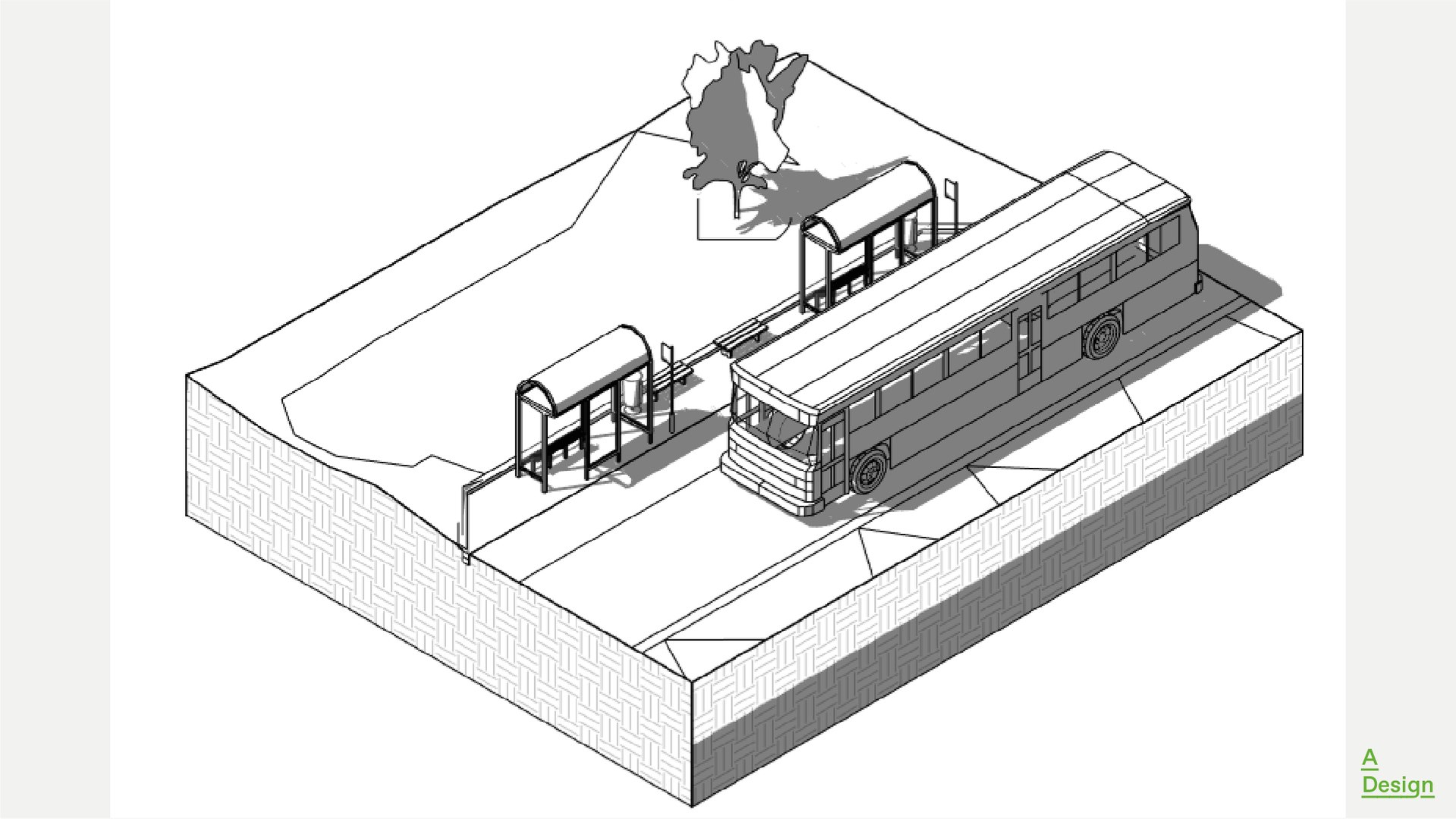 3D Bus Stop - Revit Model Model - TurboSquid 2018303
