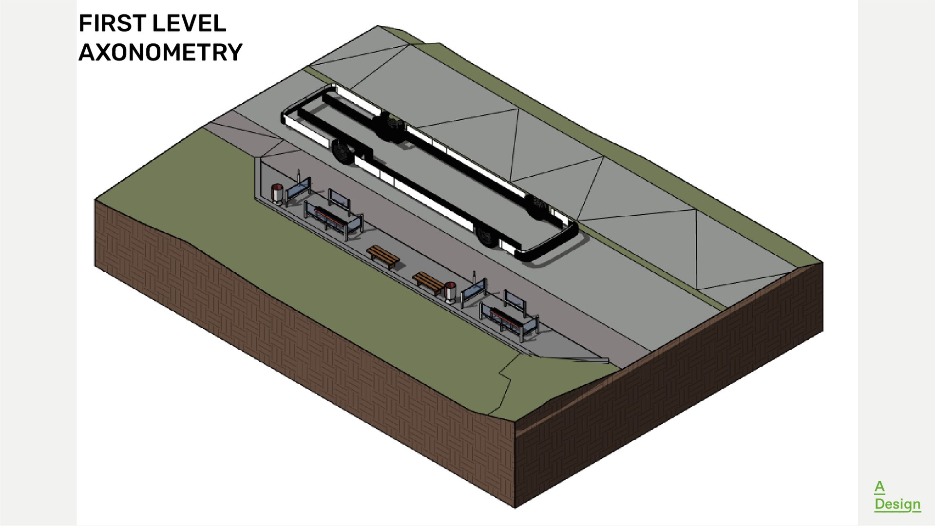 3D Bus Stop - Revit Model Model - TurboSquid 2018303