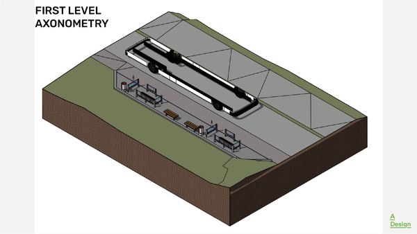 modelo 3d Parada de autobús - modelo Revit - TurboSquid 2018303