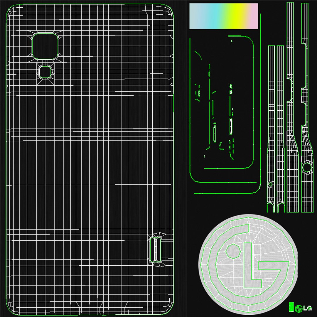 3d model lg optimus l5 ii