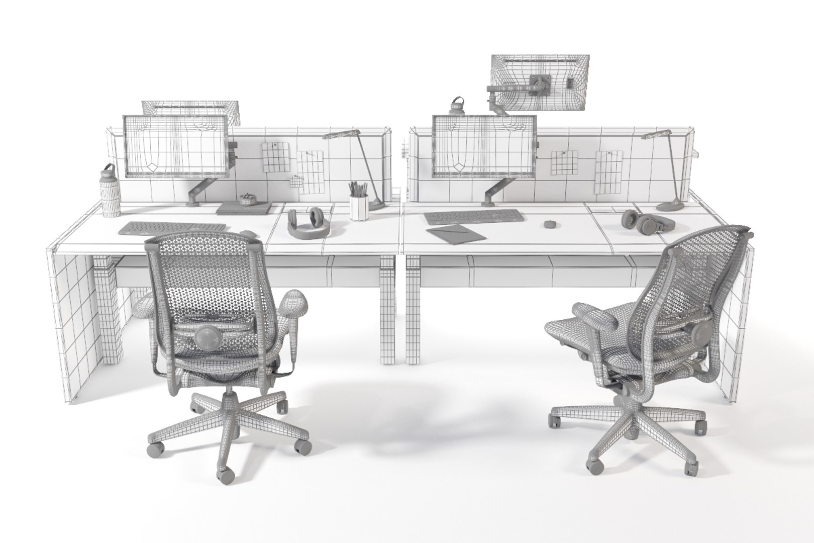 Workstation Renew Link Celle 3D Model - TurboSquid 1359959