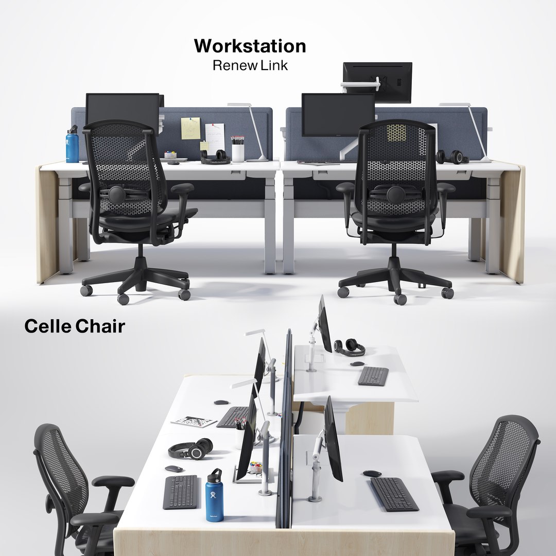 Workstation Renew Link Celle 3D Model - TurboSquid 1359959