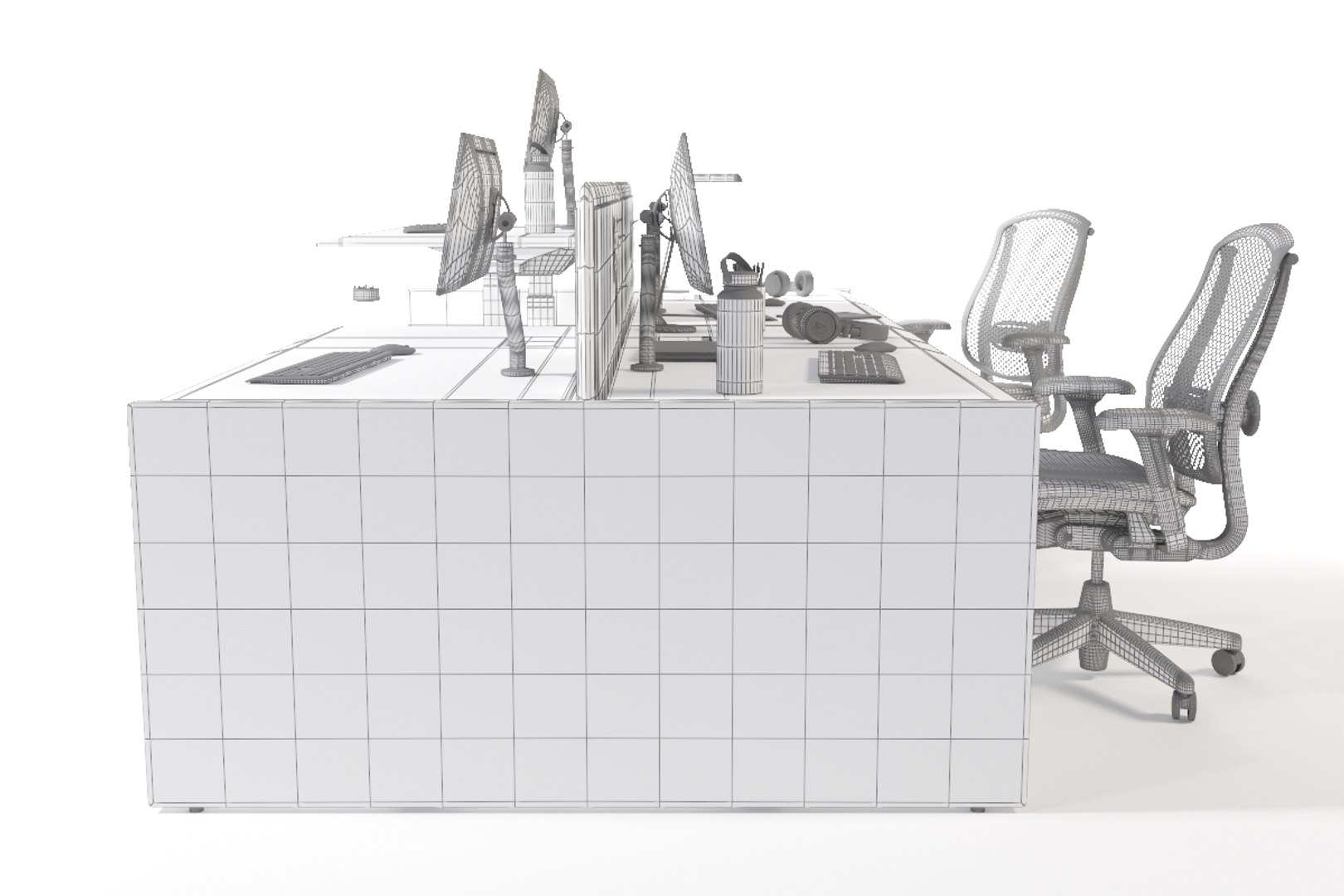 Workstation Renew Link Celle 3D Model - TurboSquid 1359959