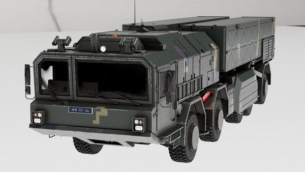 3D модель Украинский ракетный комплекс «Сапсан-Гром-2» - TurboSquid 2441795