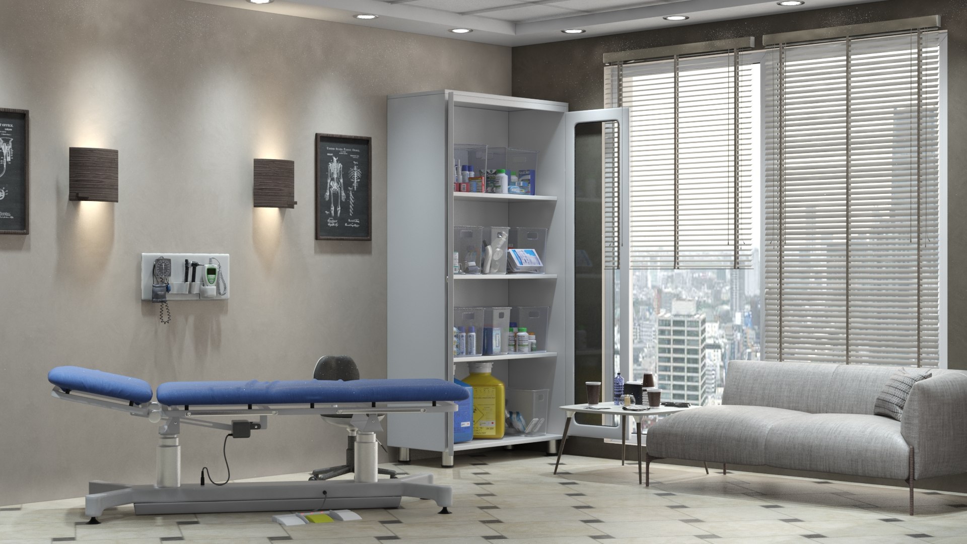 3D Exam Room - TurboSquid 1634121