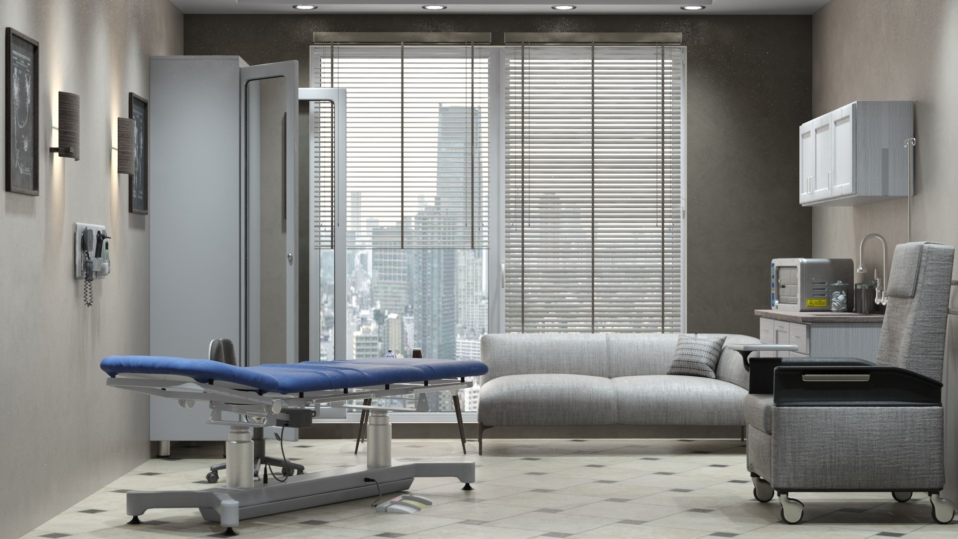 3D Exam Room - TurboSquid 1634121