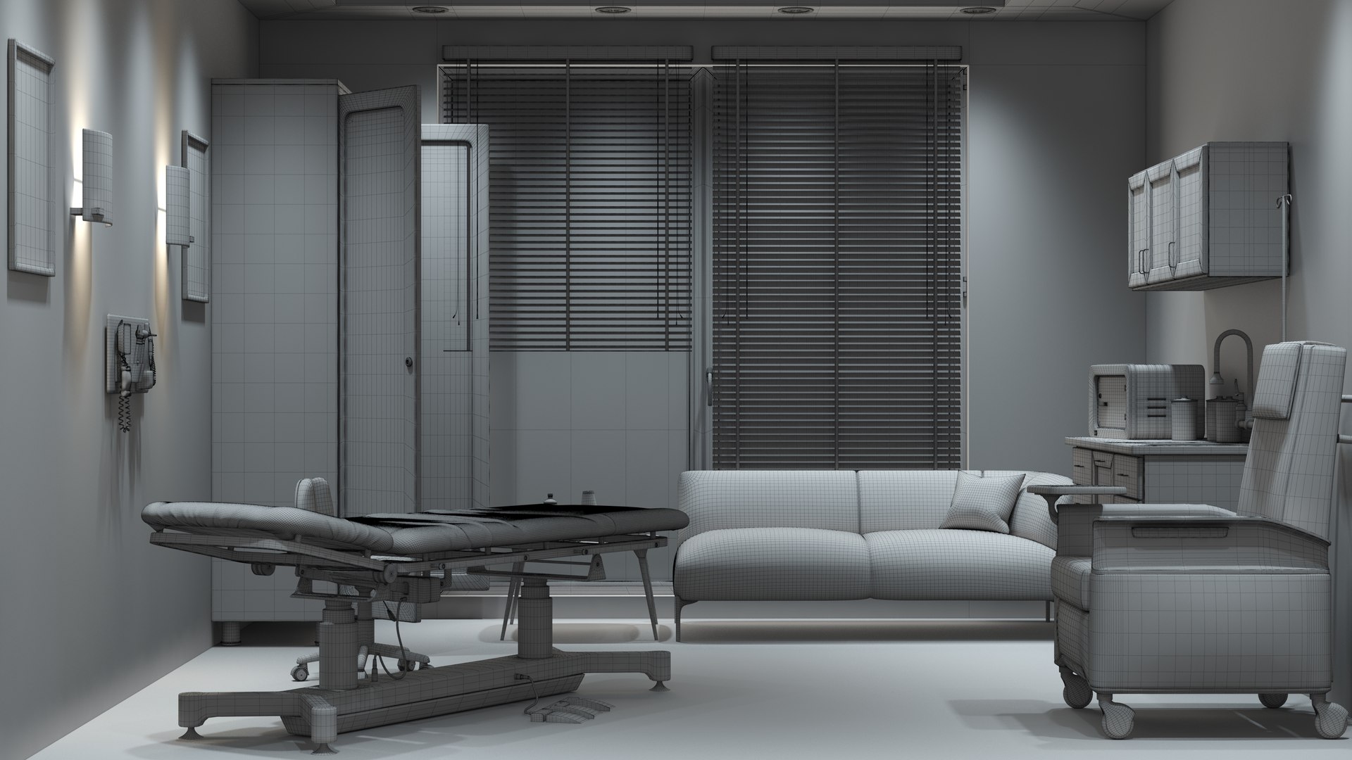 3D Exam Room - TurboSquid 1634121