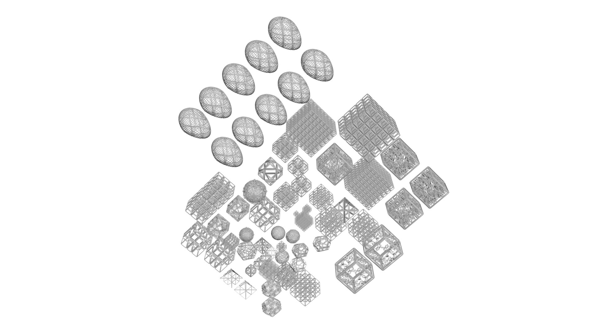 3D Different Type of Cubiks Cube Collection model - TurboSquid 1786312